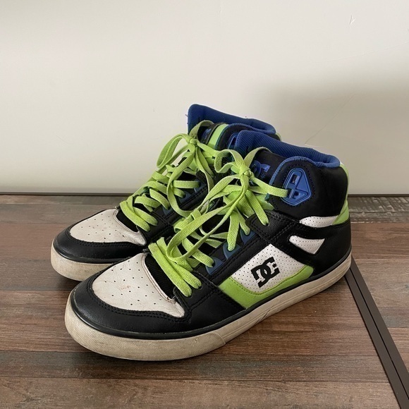DC | Shoes | Dc Multicolor High Top Shoes Size 2 | Poshmark